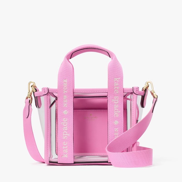 kate spade | Bags | Kate Spade Kip Clear See Through Mini Tote ...